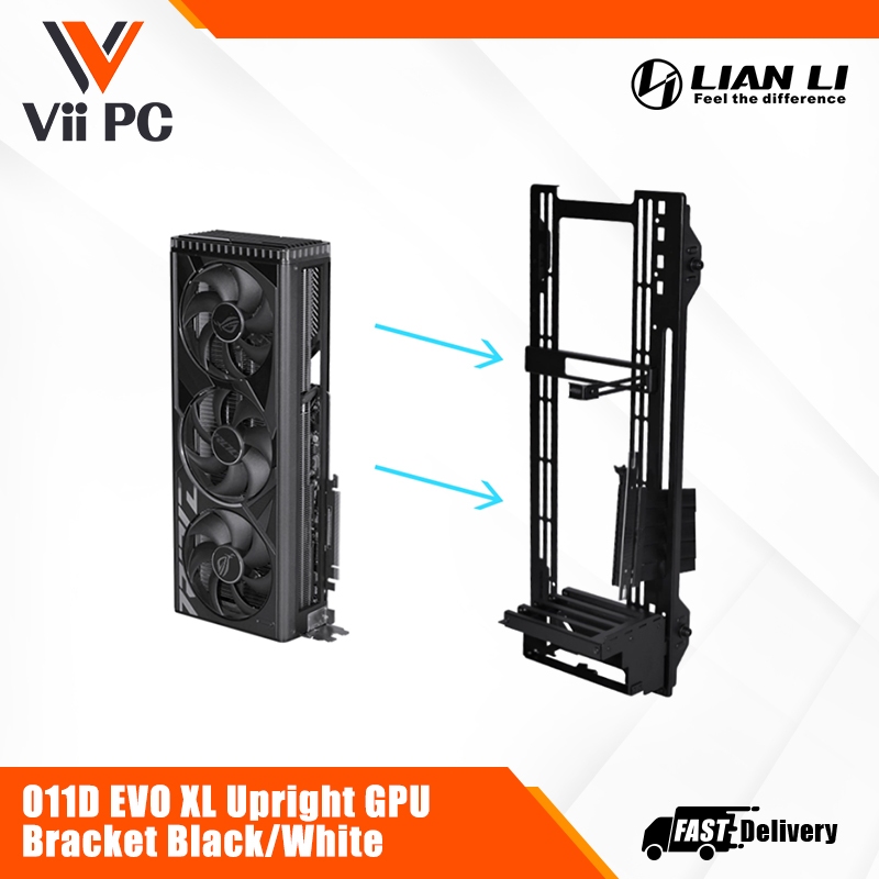 Lian Li O11D EVO XL Upright GPU Bracket Black/White - 1yr Wty | Shopee ...
