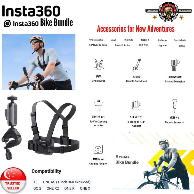 Insta360 Bike Mount Set (New) | Shopee Singapore