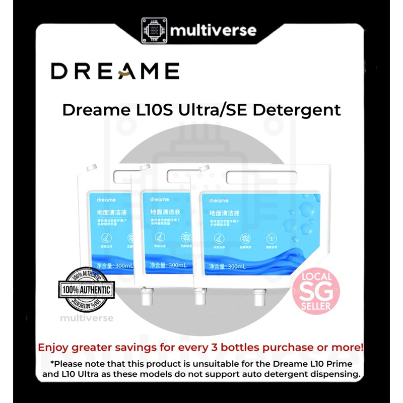 Original Dreame L10S Ultra And L10S Ultra SE Ultra 300ml Cleaning ...