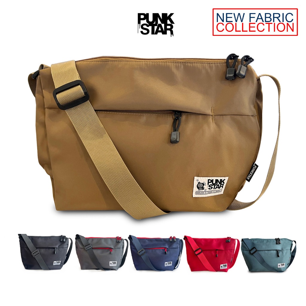 PUNKSTAR Water Repellent Lightweight Multi Pockets Casual Sling ...