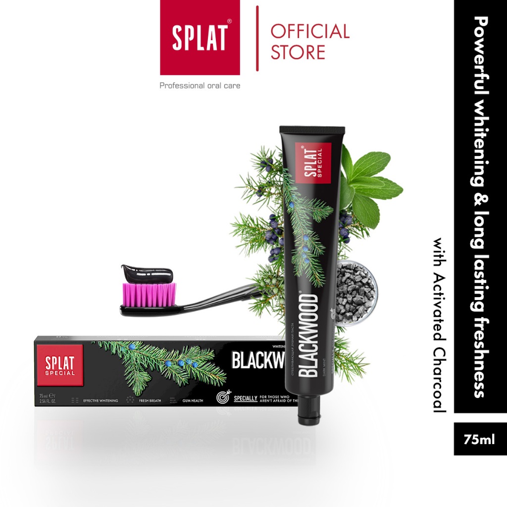 SPLAT Special Series Blackwood Toothpaste 75ml | Shopee Singapore