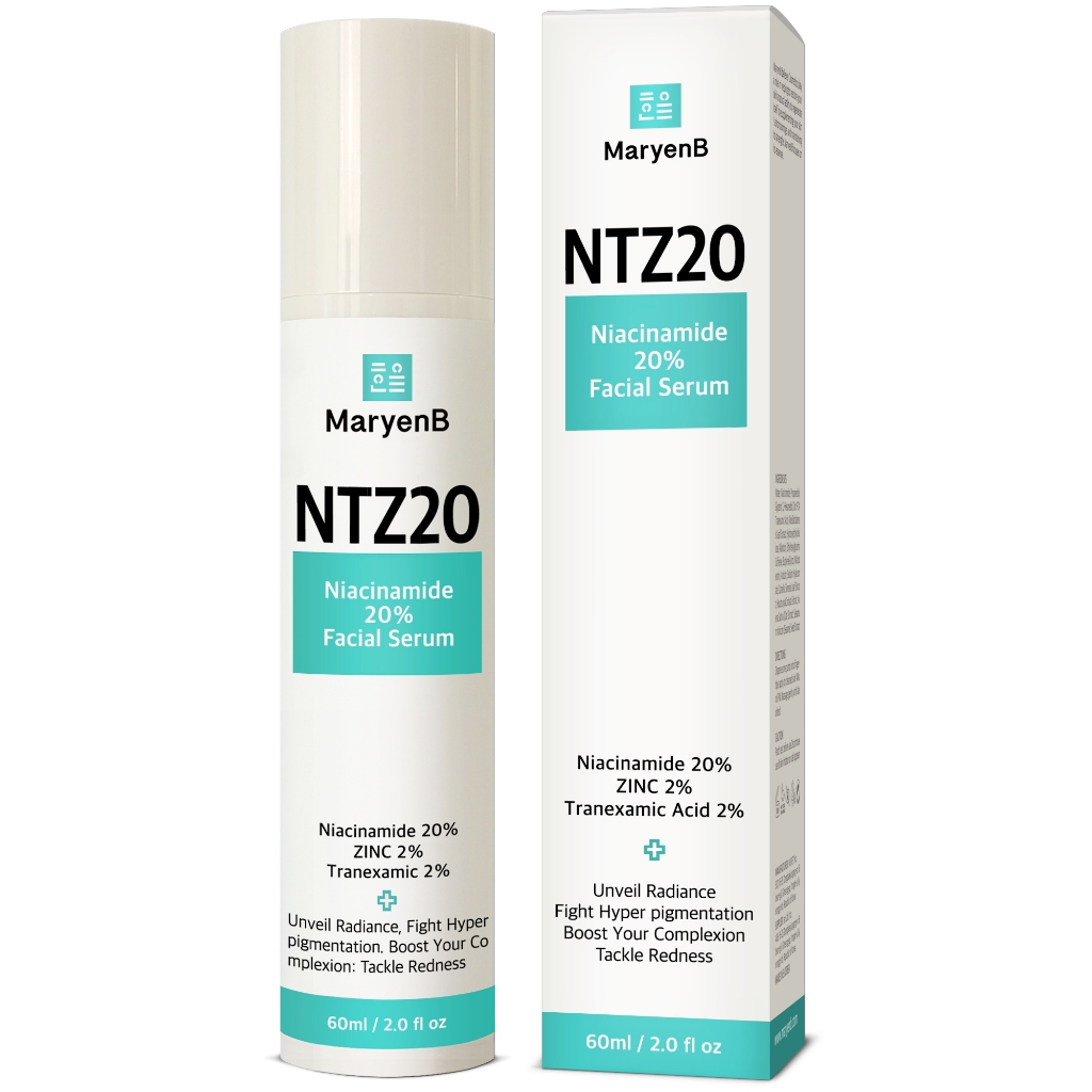 MaryenB NTZ20 Serum 60ml-Niacinamide20%+Zinc+Tranexamic Acid Serum ...