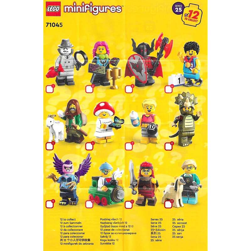 (Pick a Minifigure) LEGO 71045 MINIFIGURES SERIES 25 | Shopee Singapore