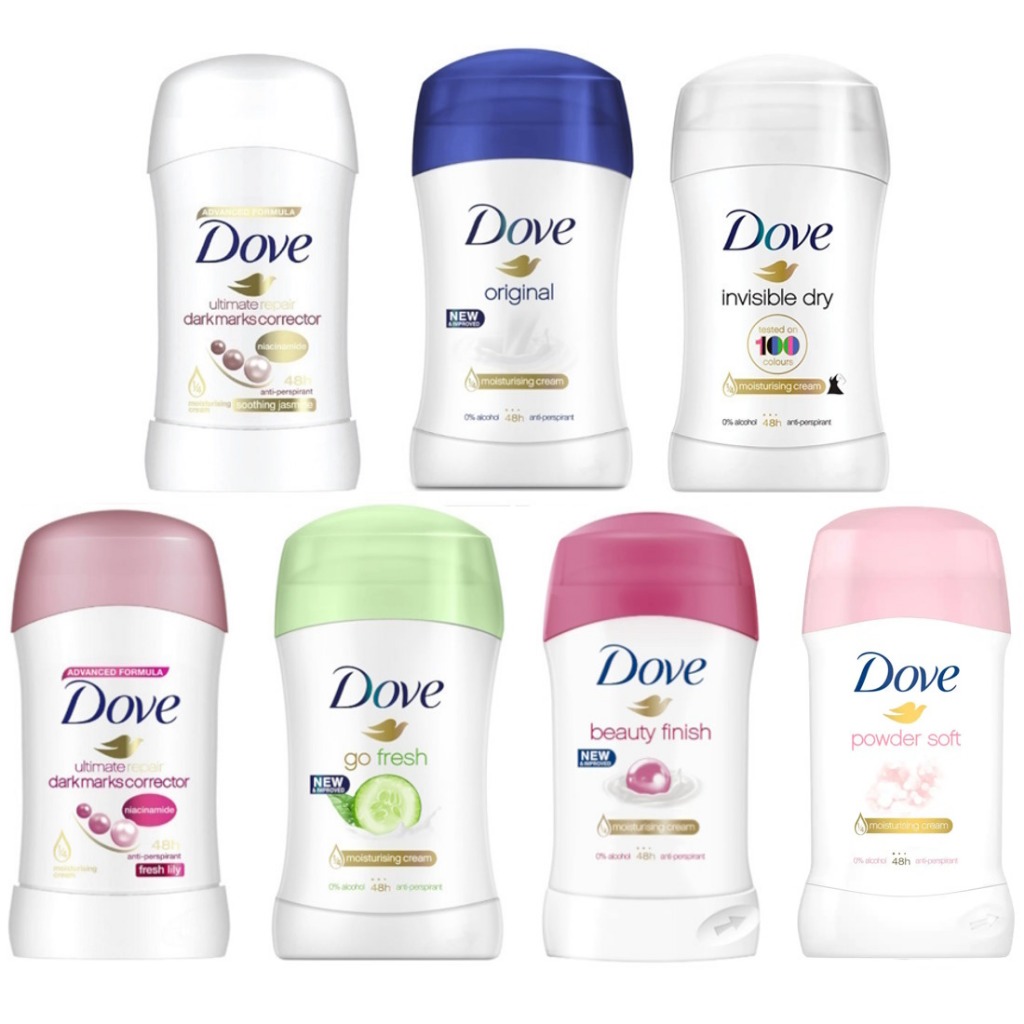 (BUNDLE OF 3) DOVE DEODORANT STICK 40G - BEAUTY LANGUAGE | Shopee Singapore