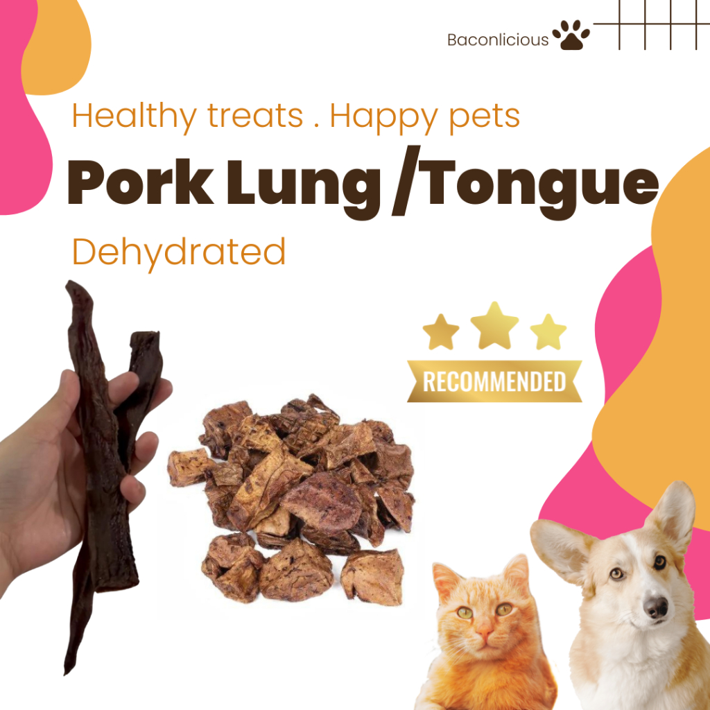 [New] Dehydrated Pork Lung Puff, Dehydrated Pig tongue | Shopee Singapore
