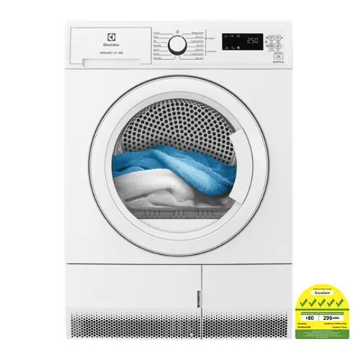 Electrolux EDH804H3WB UltimateCare 300 Heat Pump Dryer (8kg)(Energy ...