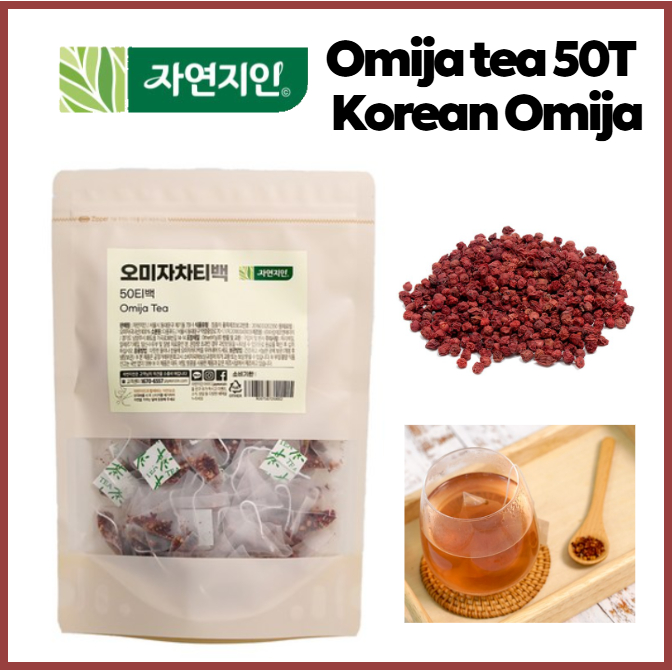 Natural Beauty Omija Tea bags (50T) Omija 100% Pyramid Tea korea ...