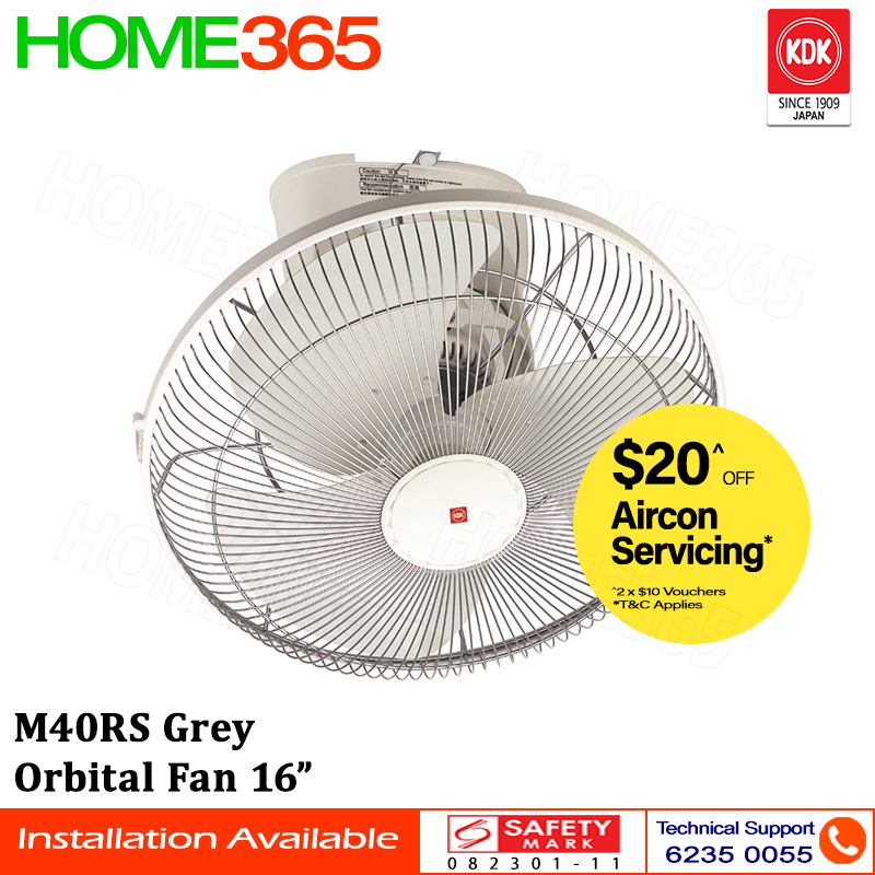 KDK Orbital Fan 16" M40RS | Shopee Singapore