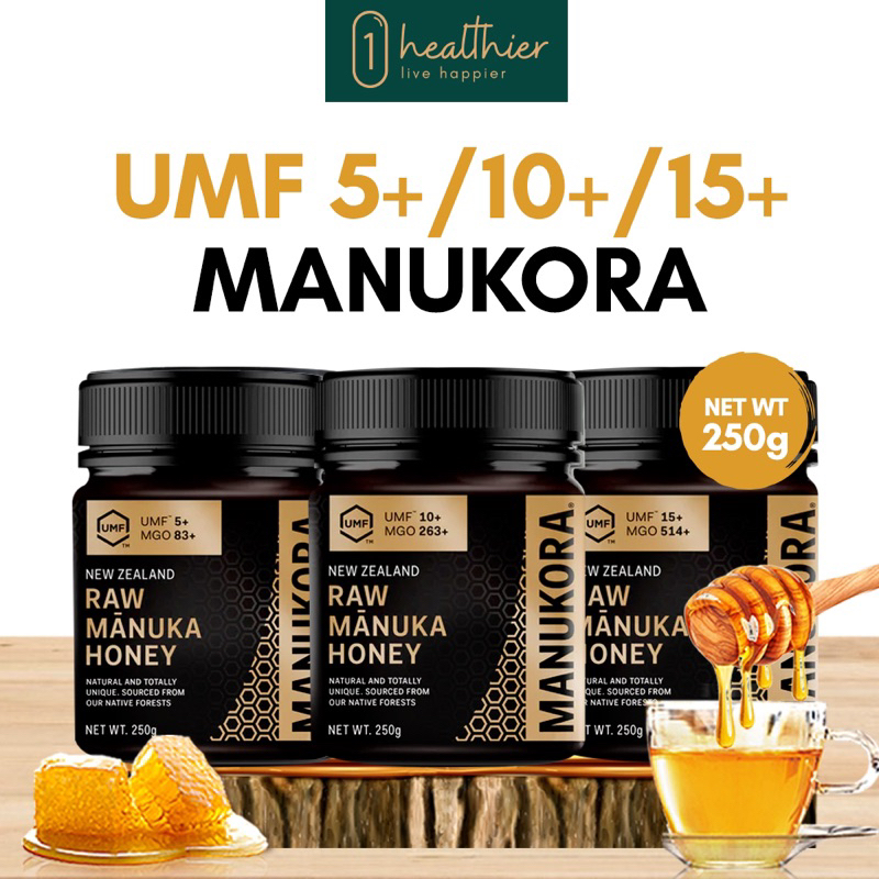 [[UMF 5+/10+] Manukora New Zealand Raw Manuka Honey (250g/360g/500g/1kg) | Shopee Singapore