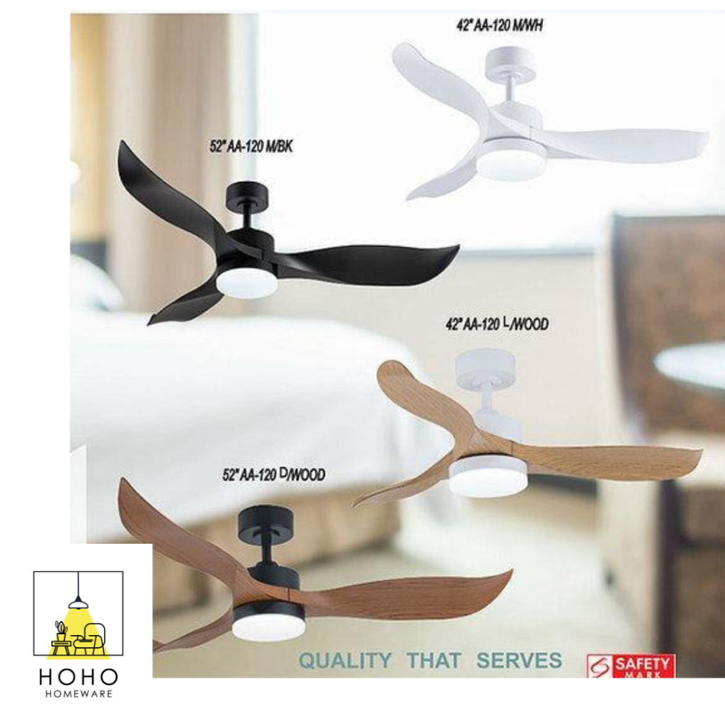 Aeroair AA120 DC Ceiling Fan with LED and Remote | Shopee Singapore