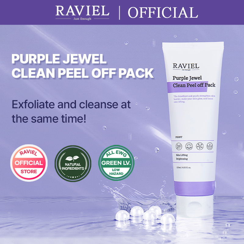[RAVIEL] Purple Jewel Clean Peel Off Pack 120ml / Peel Off Mask ...