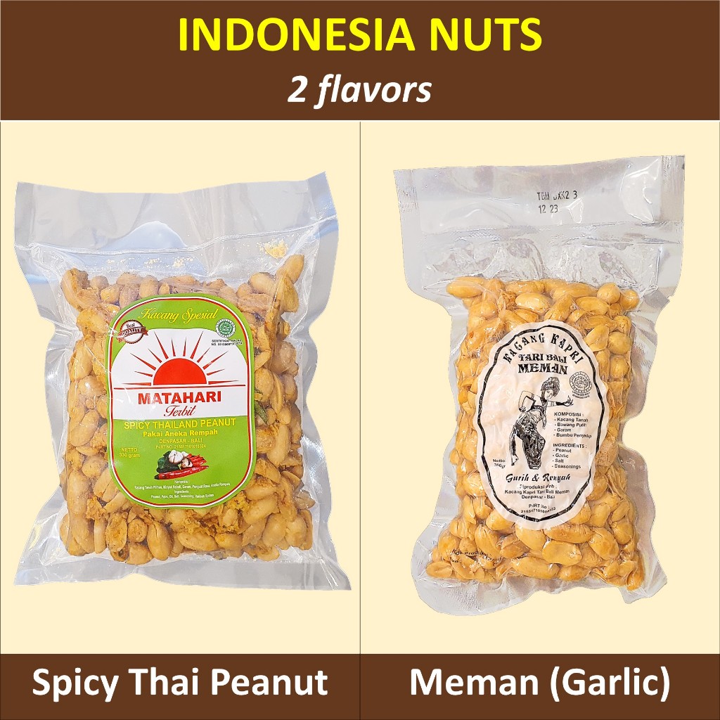 [EANDLSHOP] Meman Garlic Peanut Matahari Spicy Thai Peanut (Bali) – old ...
