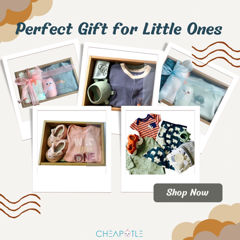[SG Ready Stock] Essentials Baby Gift Box / Full Month / Newborn / Baby ...