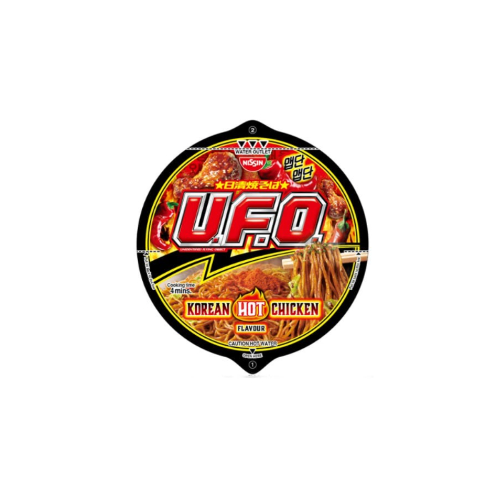 Nissin UFO Korean Hot Chicken Flavour Instant Noodles 99g | Shopee ...