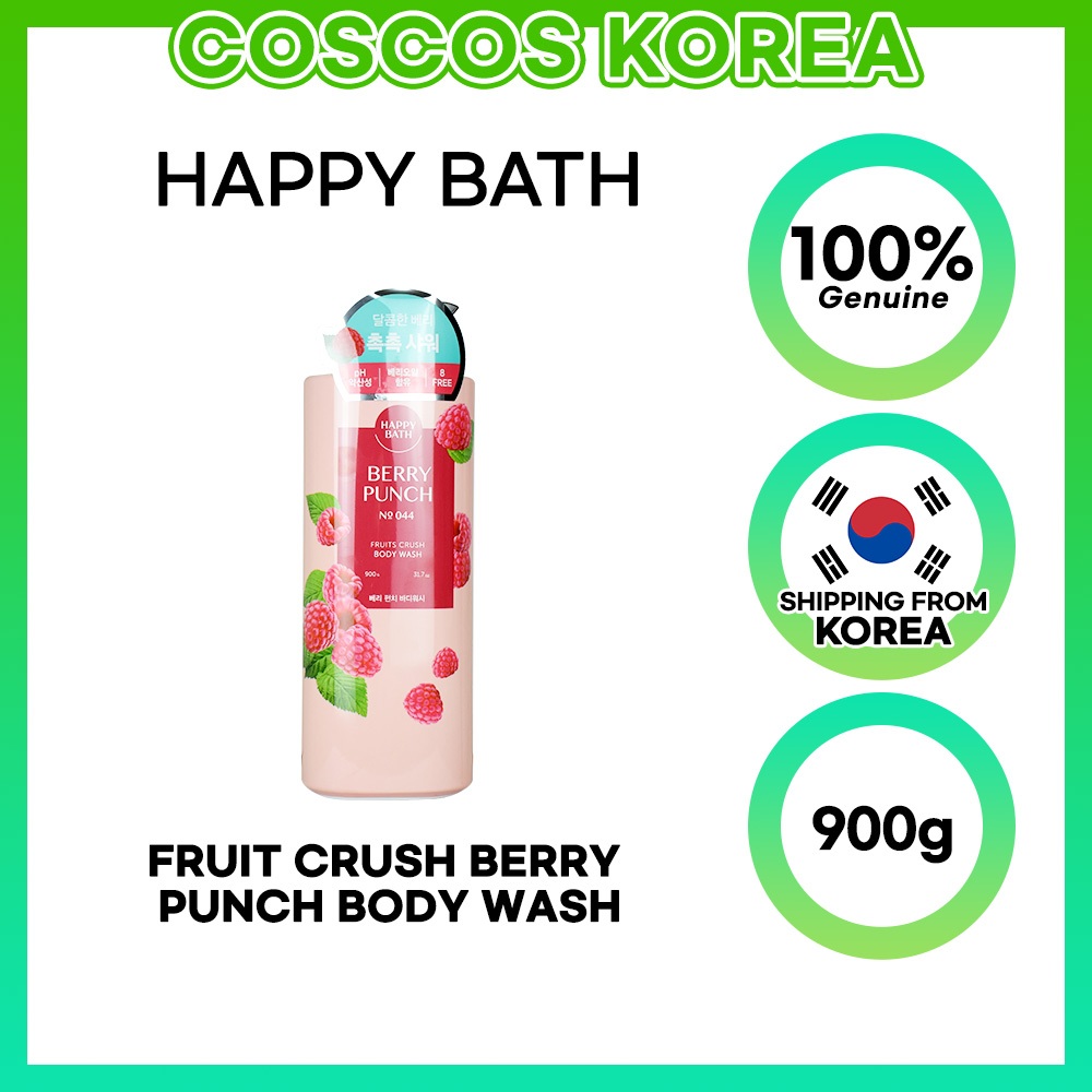 Happy Bath Fruit Crush Berry Punch Body Wash 900g / Moisture (moisture ...