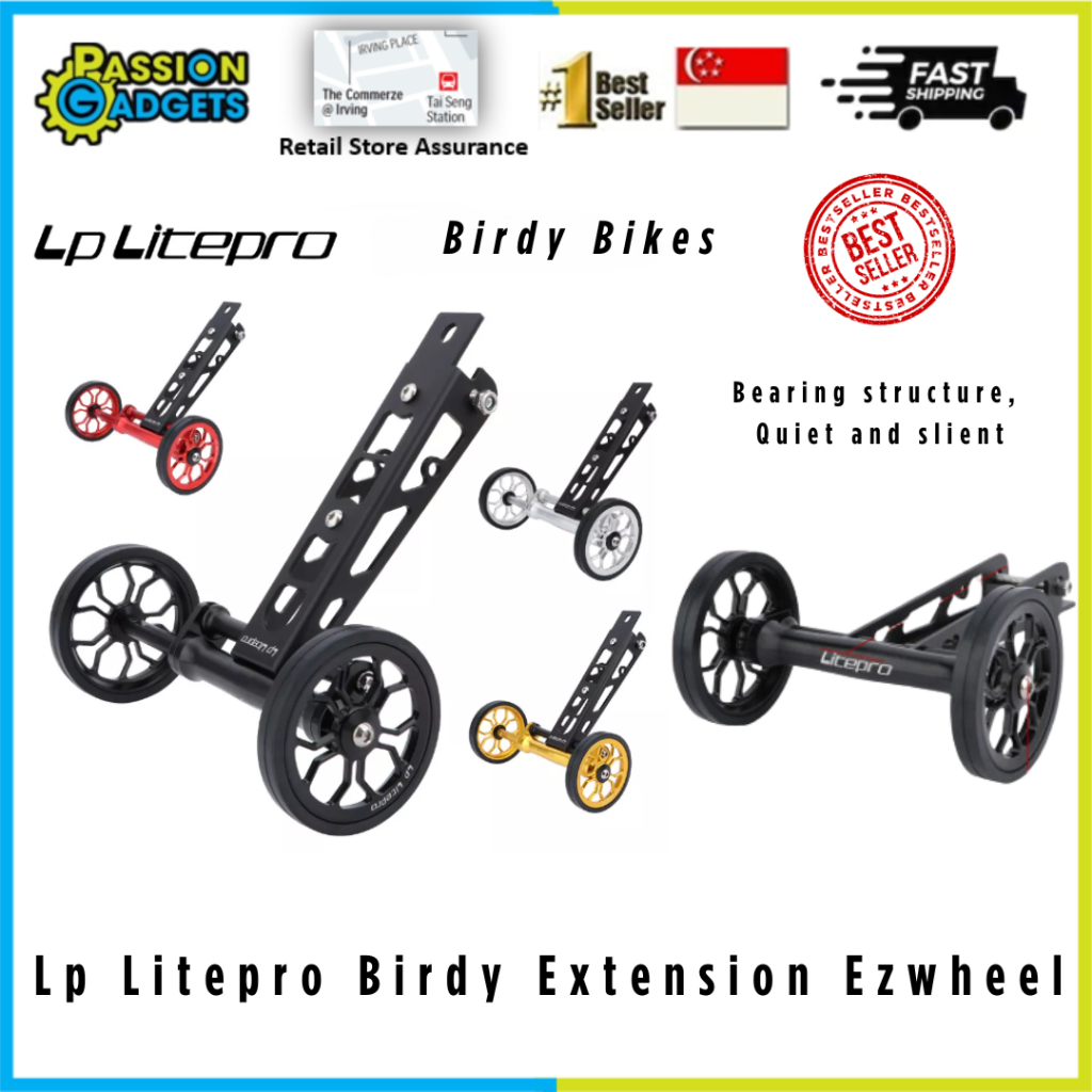 Lp Litepro Extension Rod Easy Wheel Push Wheels Aluminum Alloy Bike ...