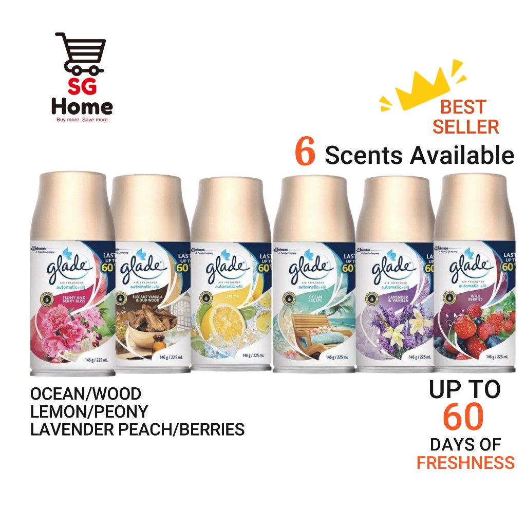 Glade Automatic Spray Refill Scent Fragrance Air freshener Aroma ...