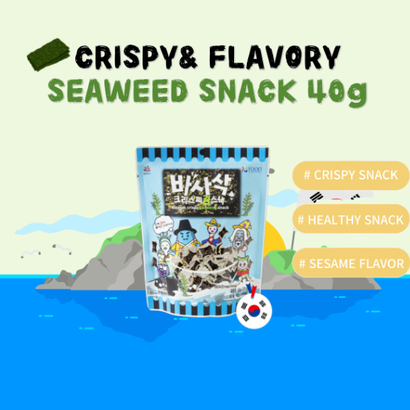 Basasak Crispy Seaweed Snack /Traditional Korean Healthy Snack ...