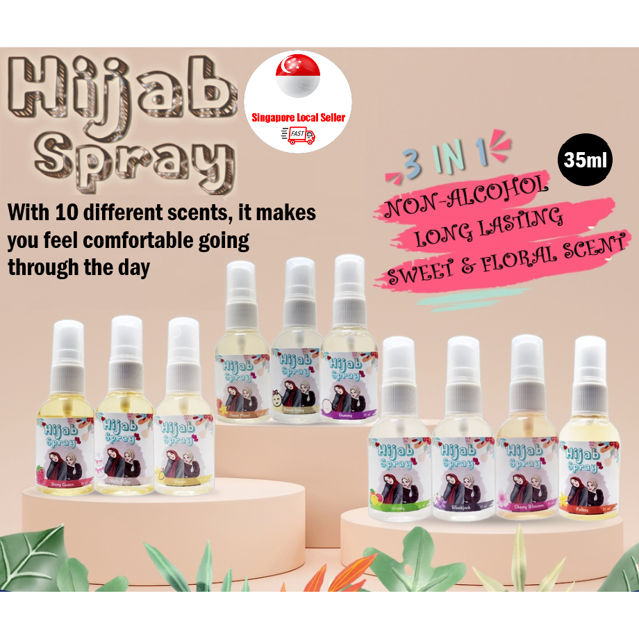 [SINGAPORE SELLER] NON ALCOHOL HIJAB PERFUME SPRAY / TUDUNG PERFUME ...