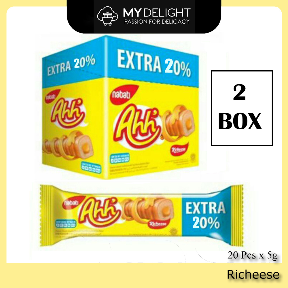 (2 Box) NABATI Richeese Richoco Sweet Potato Roasted Corn Ahh SIIP ...