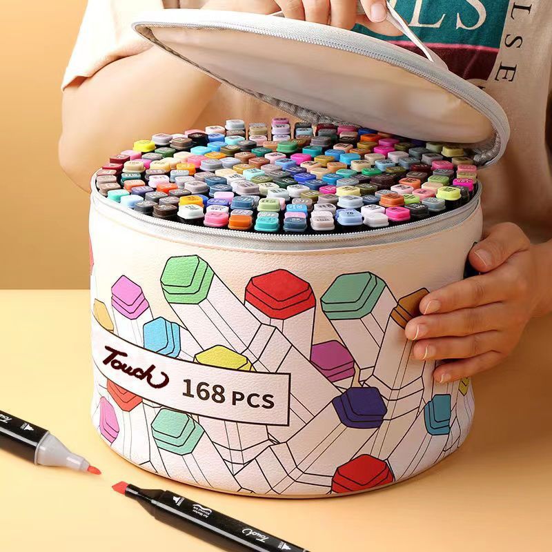 40/80/120/168 Colors Dual Tip Markers Alcohol Art Markers Coloring ...