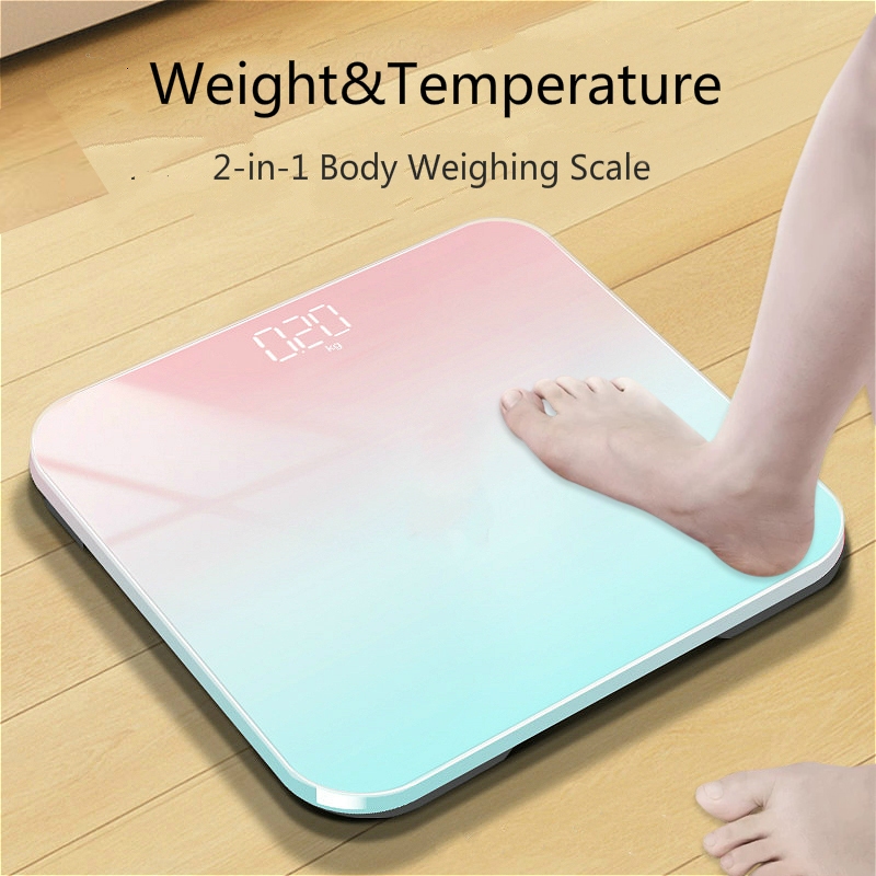 【SG Local】Fashion Design 2-in-1 Digital Weighing Scale Body Weight ...