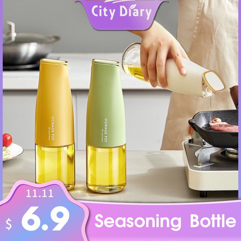Nordic wind oil dispenser glass oil pot 500ml soy sauce kitchen ...