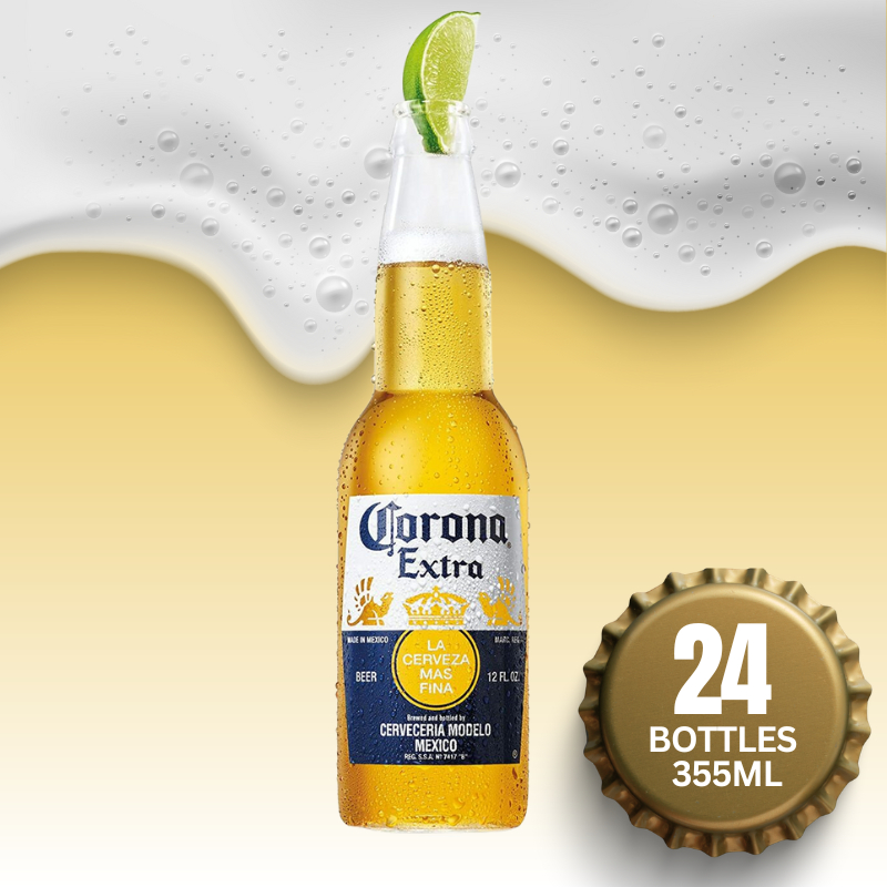 Corona Extra - 24 Bottles x 355ml (BBD 02/25) | Shopee Singapore