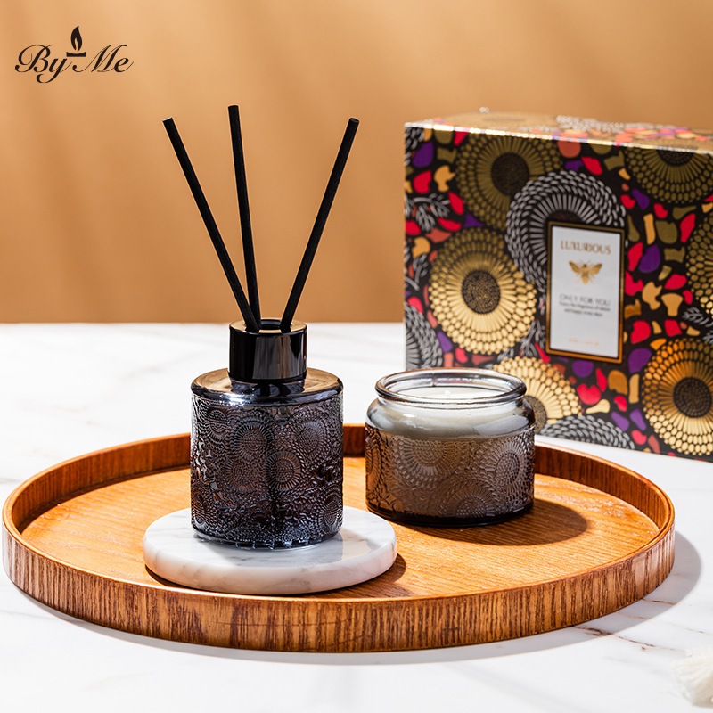 [SG Stock] 2-IN-1 Fragrance Gift Set (Candle & Reed Diffuser) Premium ...