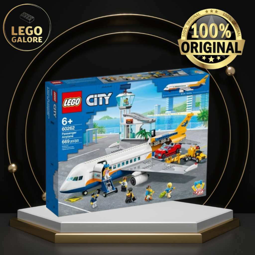 [Lego Galore] LEGO CITY 60262 Passenger Airplane | Shopee Singapore