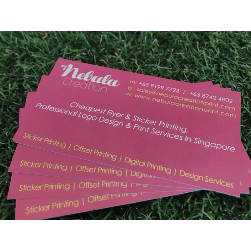 High Quality Offset Namecard / Photocard Printing | Shopee Singapore