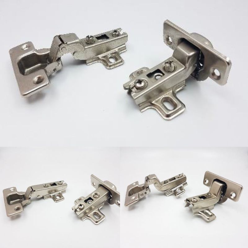 Normal Close Hydraulic/Normal Cabinet Hinge (Free Screws) | Shopee ...
