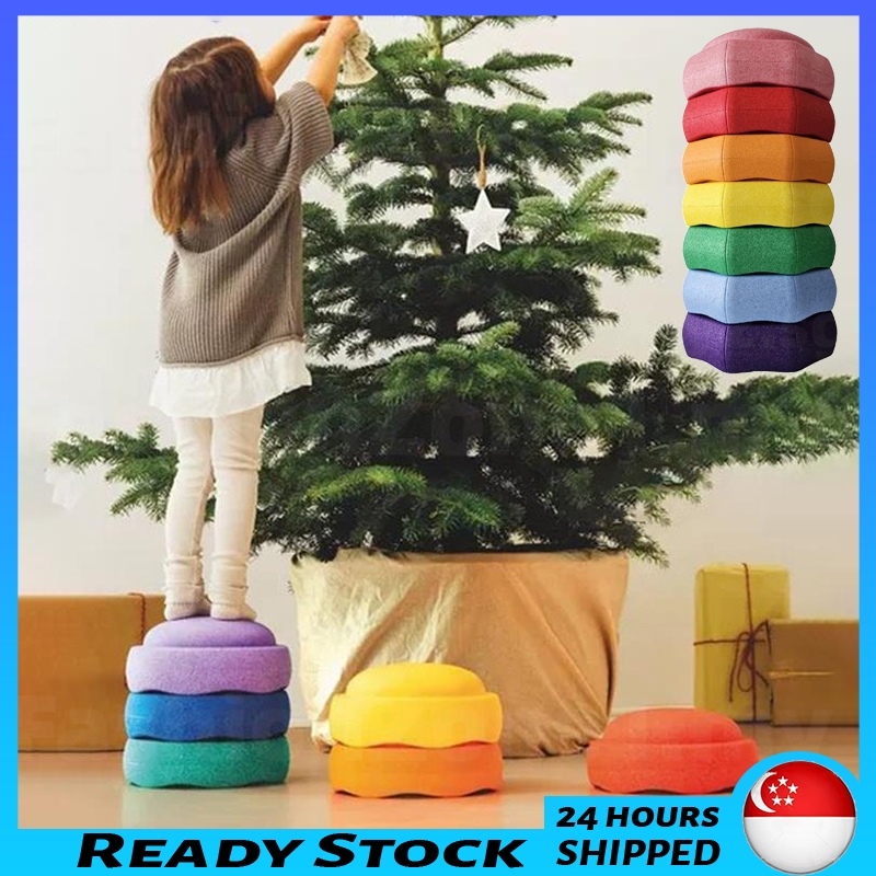 🇸🇬[READY STOCK] Children'S Stepping Stone Balancing Blocks Sensory Foam ...
