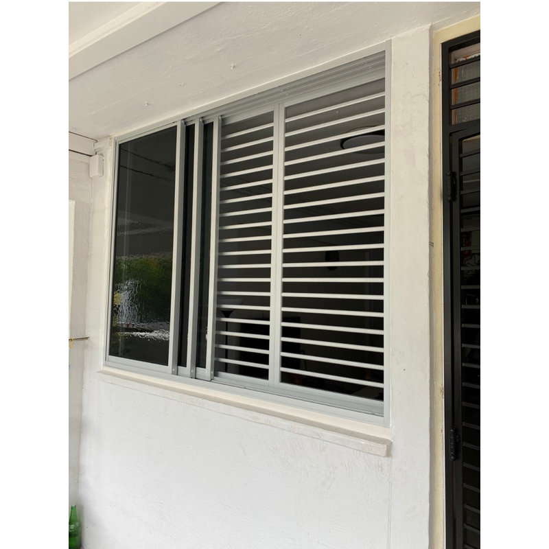 Hdb 3 sliding window panel(Silver/bronze color frame) | Shopee Singapore