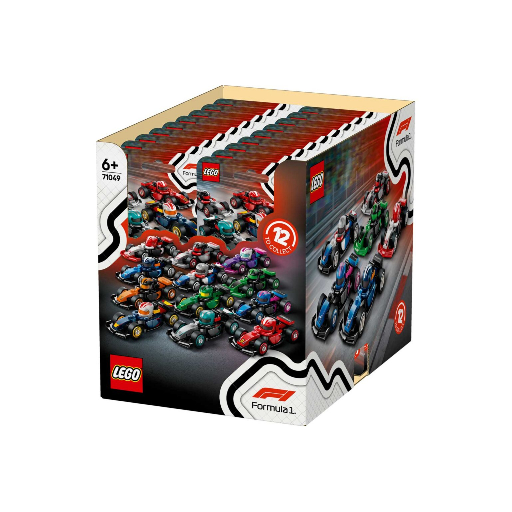 LEGO 71049 F1 Collectible Race Cars (Sealed box of 36) | Shopee Singapore