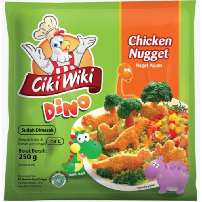 Ciki Wiki Chicken Nugget Dino 250g | Shopee Singapore