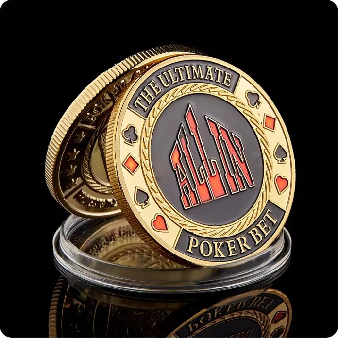 The Ultimate Poker Bet"ALL IN" Poker Chip Guard Las Vegas Token Coin ...