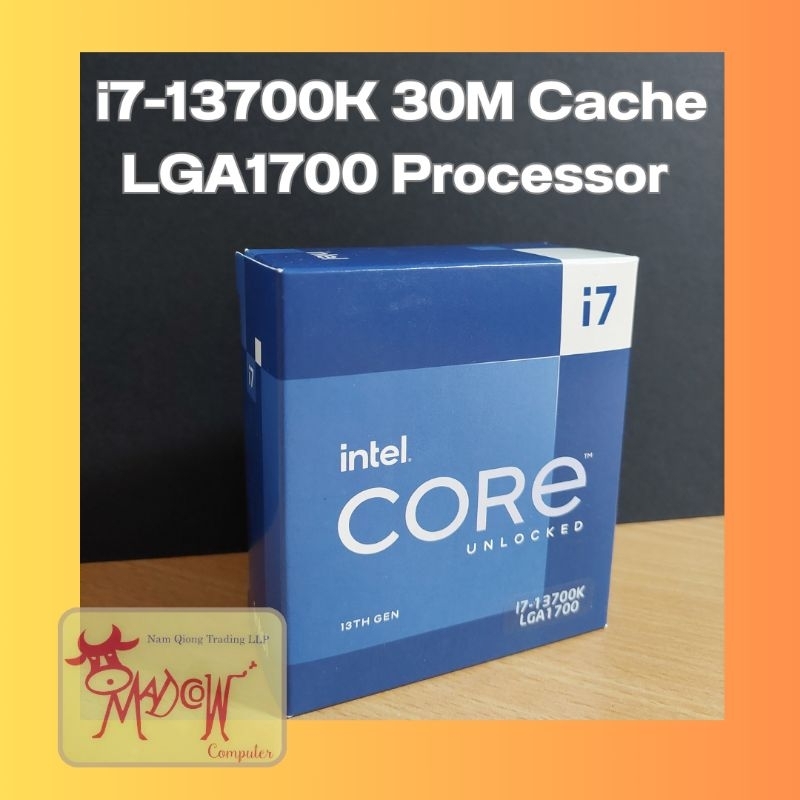 Intel Core i7-13700K 13th Gen Raptor Lake 30MB Cache LGA1700 Desktop Processor | Shopee Singapore
