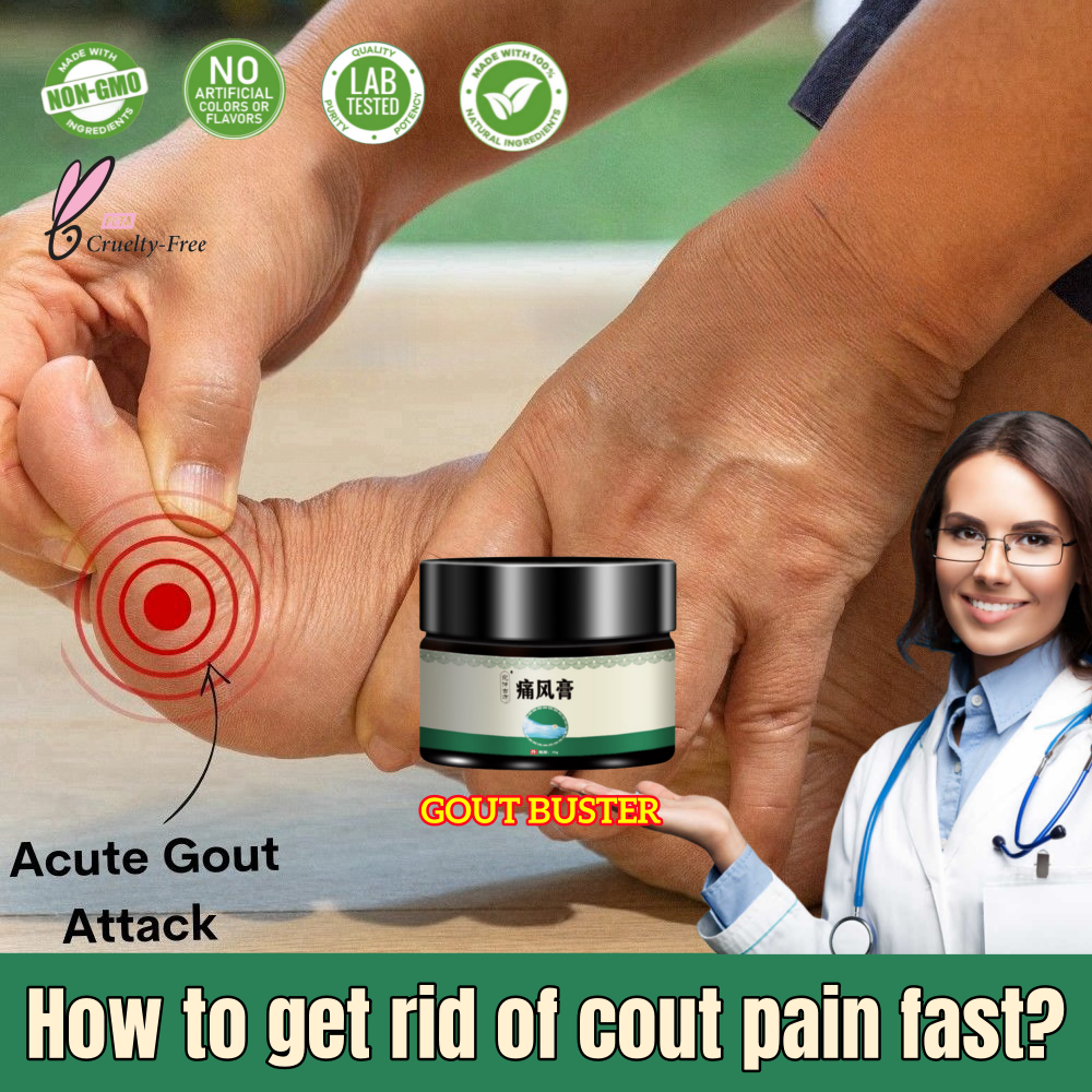 Gout Cream Prevent Uric Acid Build-up Gout Ointment Relieve Bunion Knee ...