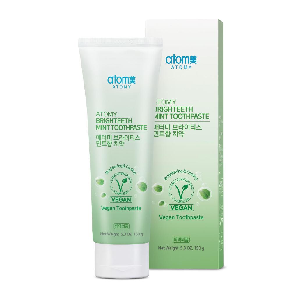 Atomy Brighties Mint Flavored Toothpaste 150g x1pc (EXP:2027.04.01 ...