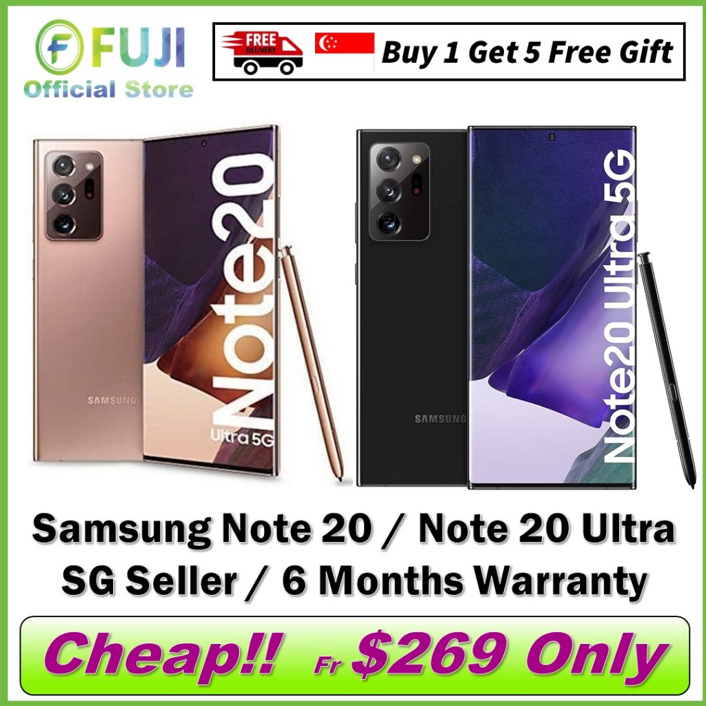 Samsung Note 20 Ultra (5G) / Note 20 (5G) / Snapdragon Processor / 6 ...
