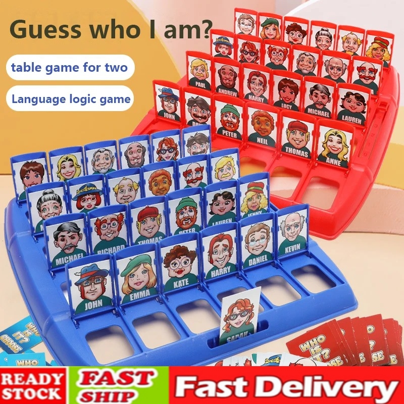 Guess who I am Classic board games | Shopee Singapore