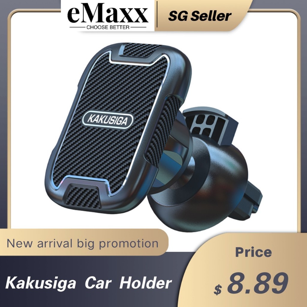 Kakusiga Magnetic Aircon Vent Car Phone Holder Suction Mount Stand 3M ...