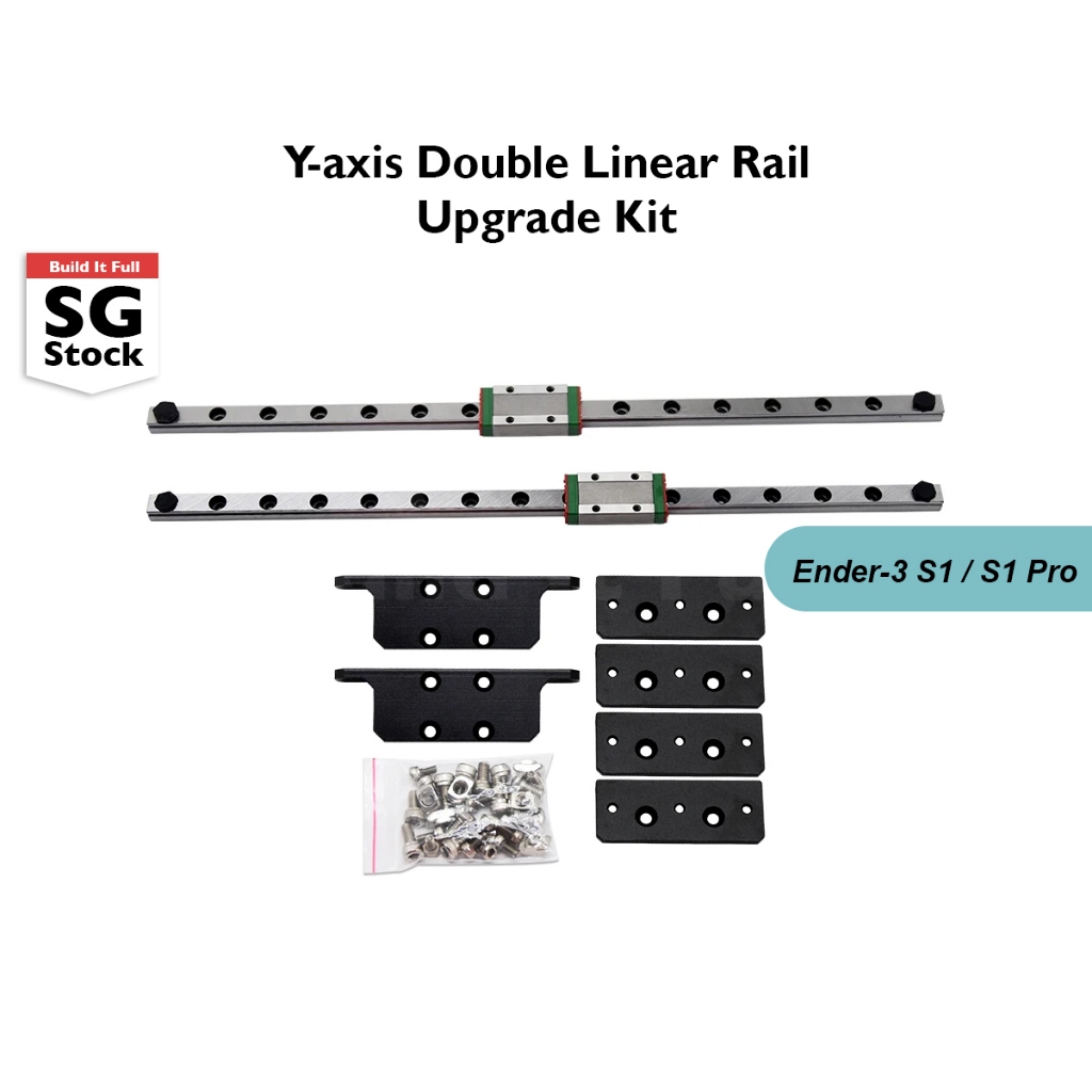 [SG Stock] Y-axis Double Linear Rail Upgrade Kit for 3D Printer Build ...