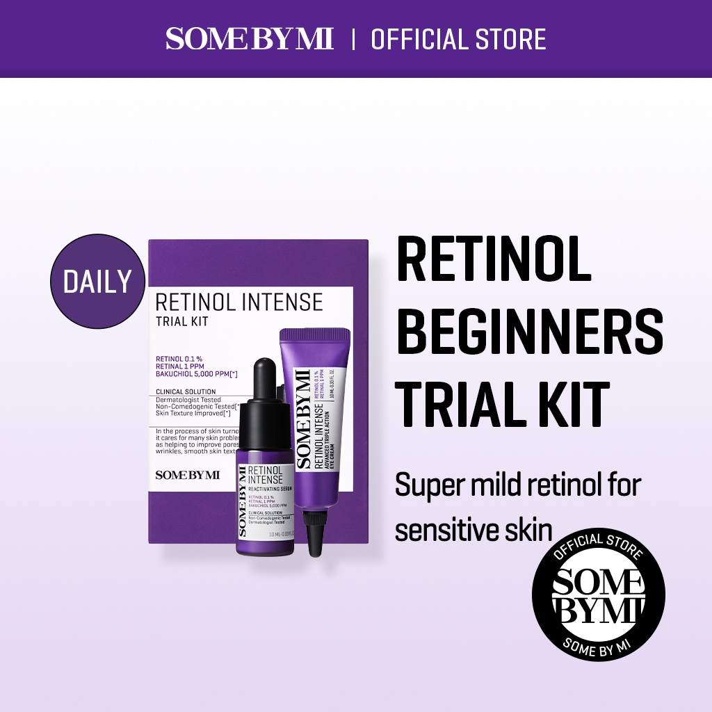 [SOME BY MI] Retinol Intense Trial Kit(Retinol Eyecream + Retinol Serum ...
