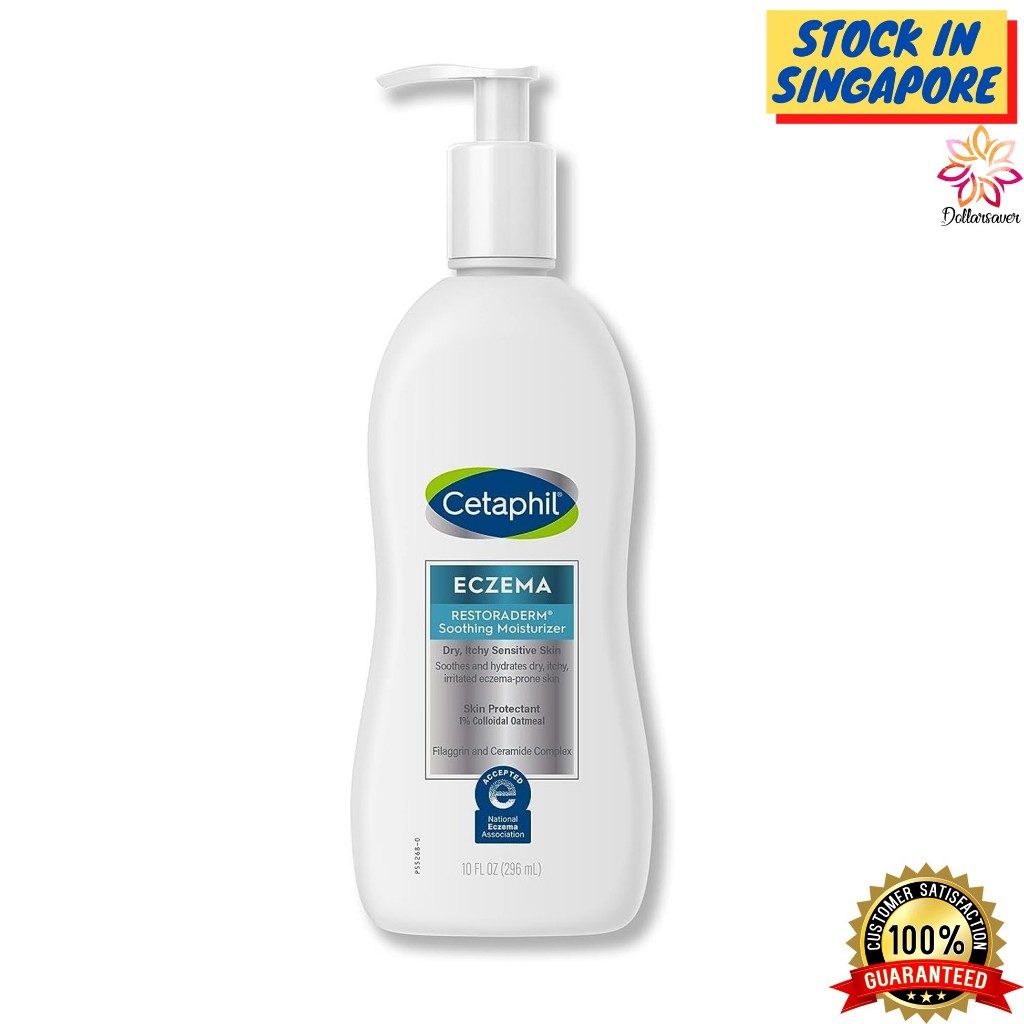 Cetaphil Restoraderm Eczema Soothing Moisturizer for Dry Sensitive ...