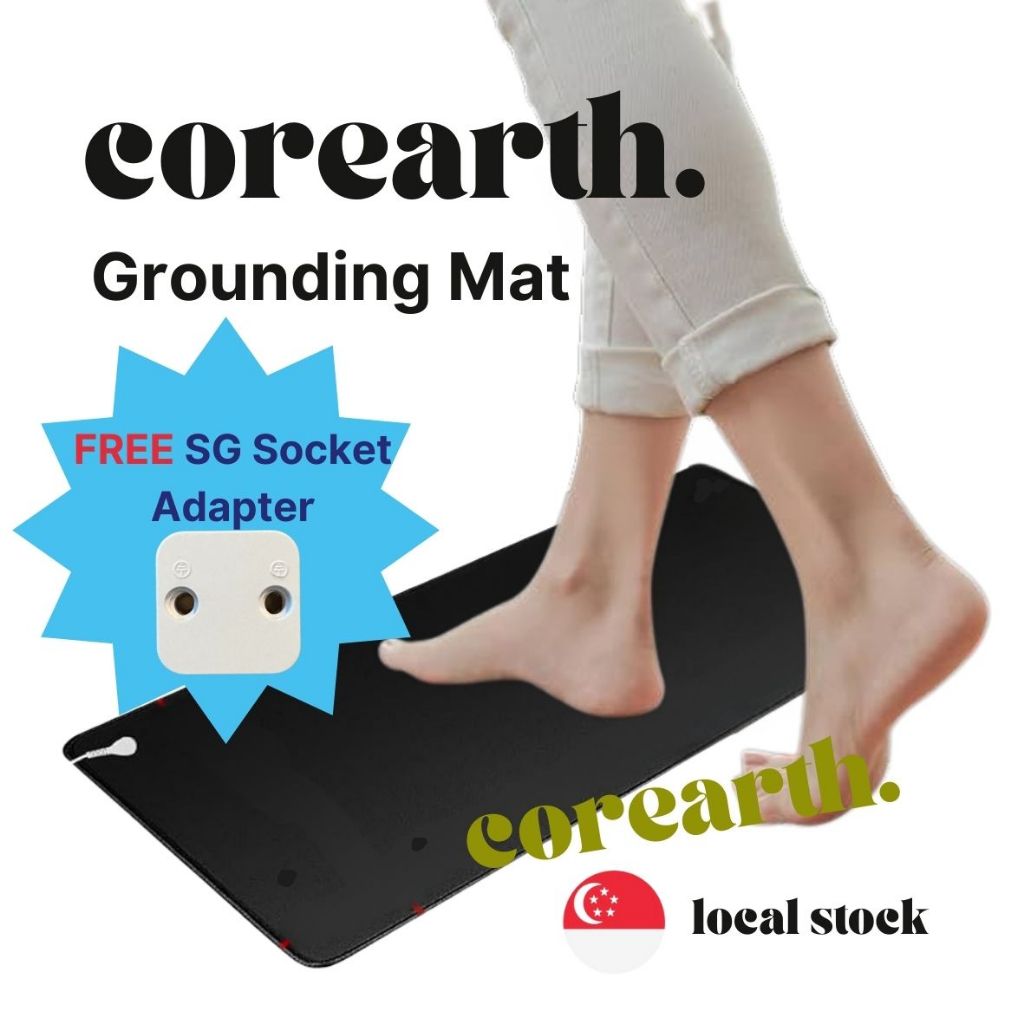 corearth Grounding Earthing Mat anti-inflammation exercise pad | Shopee ...