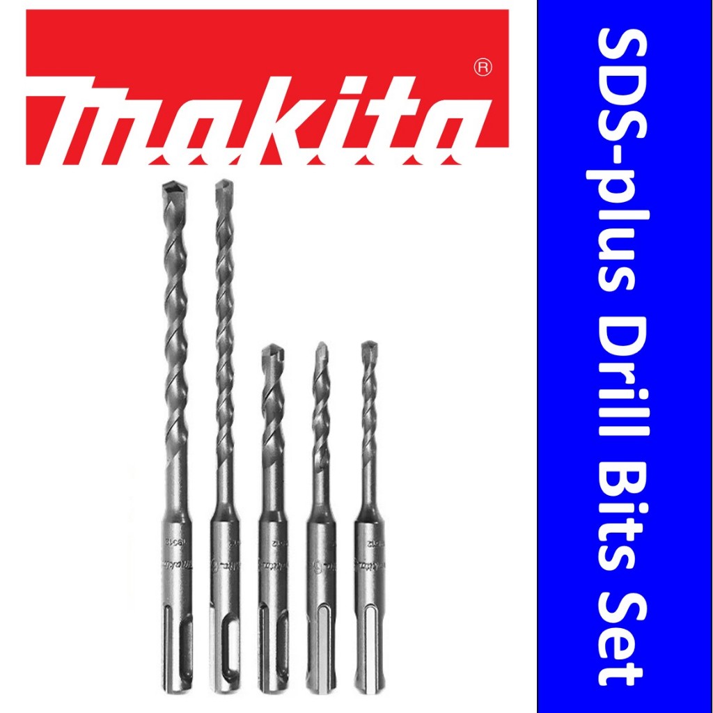 Makita SDS-plus Drill Bit Set ️ Masonry Concrete Drill Bit ️ Wall Drill ...
