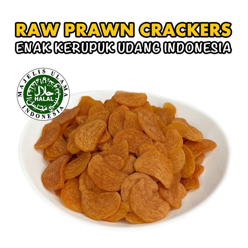 Indonesia Prawn Cracker (Raw) - Halal Kerupuk Udang, Shrimp Crackers ...