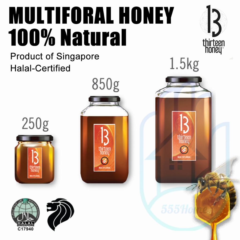 [SG] Multifloral Honey / 100% Natural Honey / Pure Honey Organic Honey Raw Honey / Manuka Honey ...
